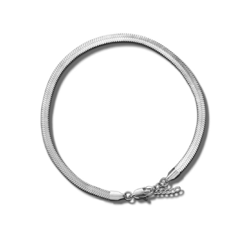 SilverMinimal Snake Chain Bracelet – RoseGold & Black Pty Ltd