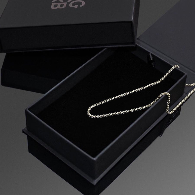 Silver Box Chain – RoseGold & Black Pty Ltd