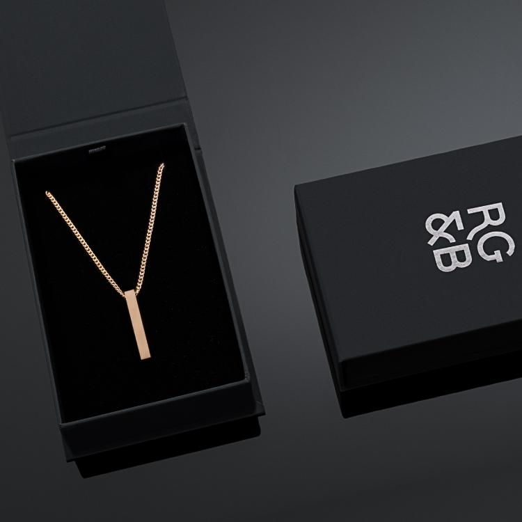 Rose Gold Bar Necklace – RoseGold & Black Pty Ltd